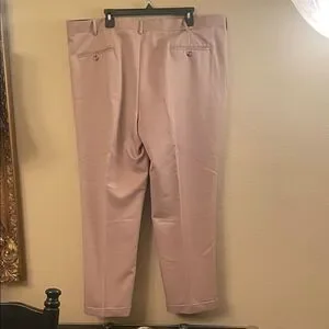 Roundtree & Yorke | Pants | Mens Tan Dress Pants Travelsmart 42x29 ...